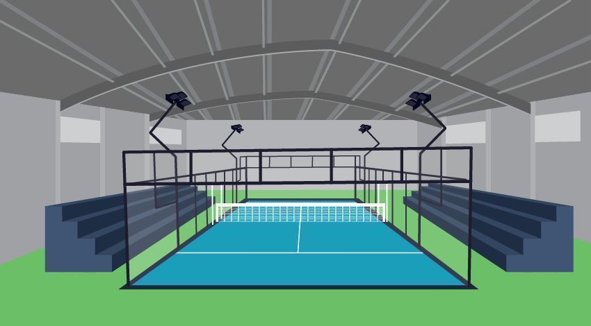 Pádel Indoor: Ventajas y desventajas de jugar con techo